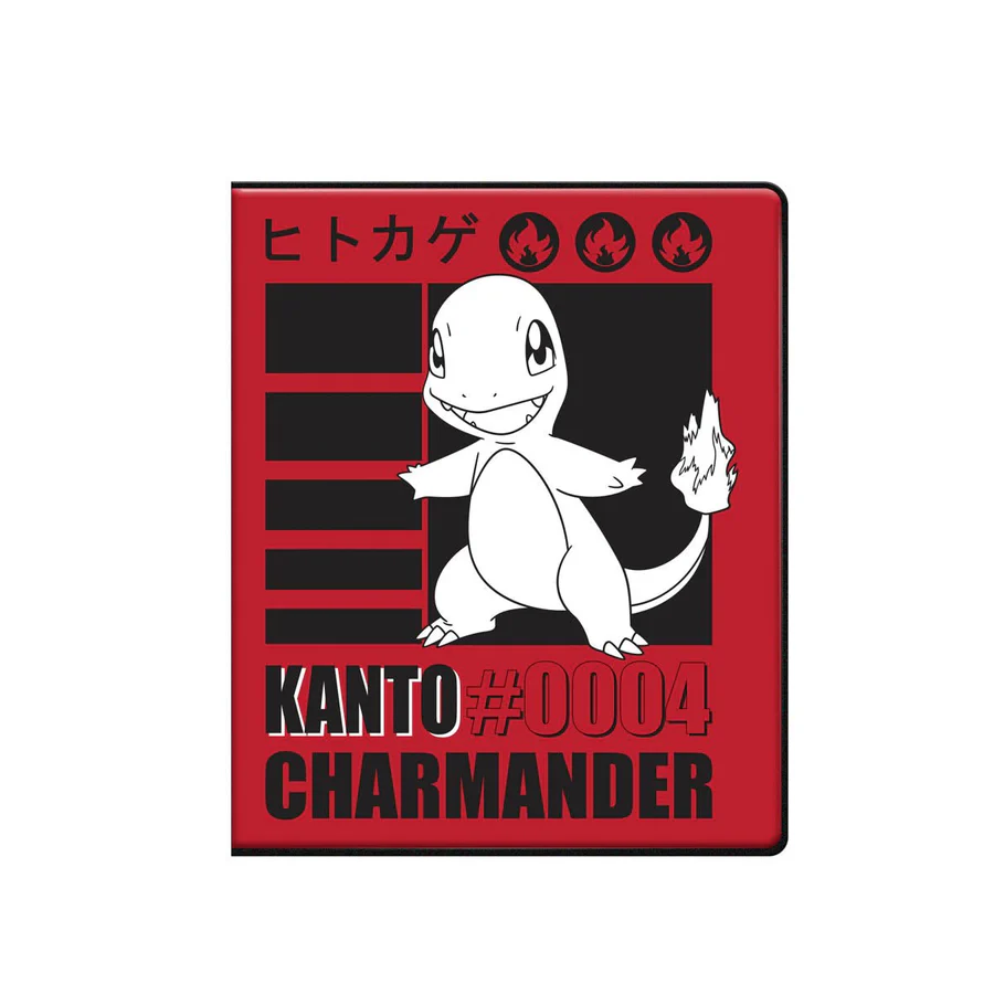 Portfolio Pokémon Charmander 4 Bolsillos | Álbum TCG - Piedra Bruja
